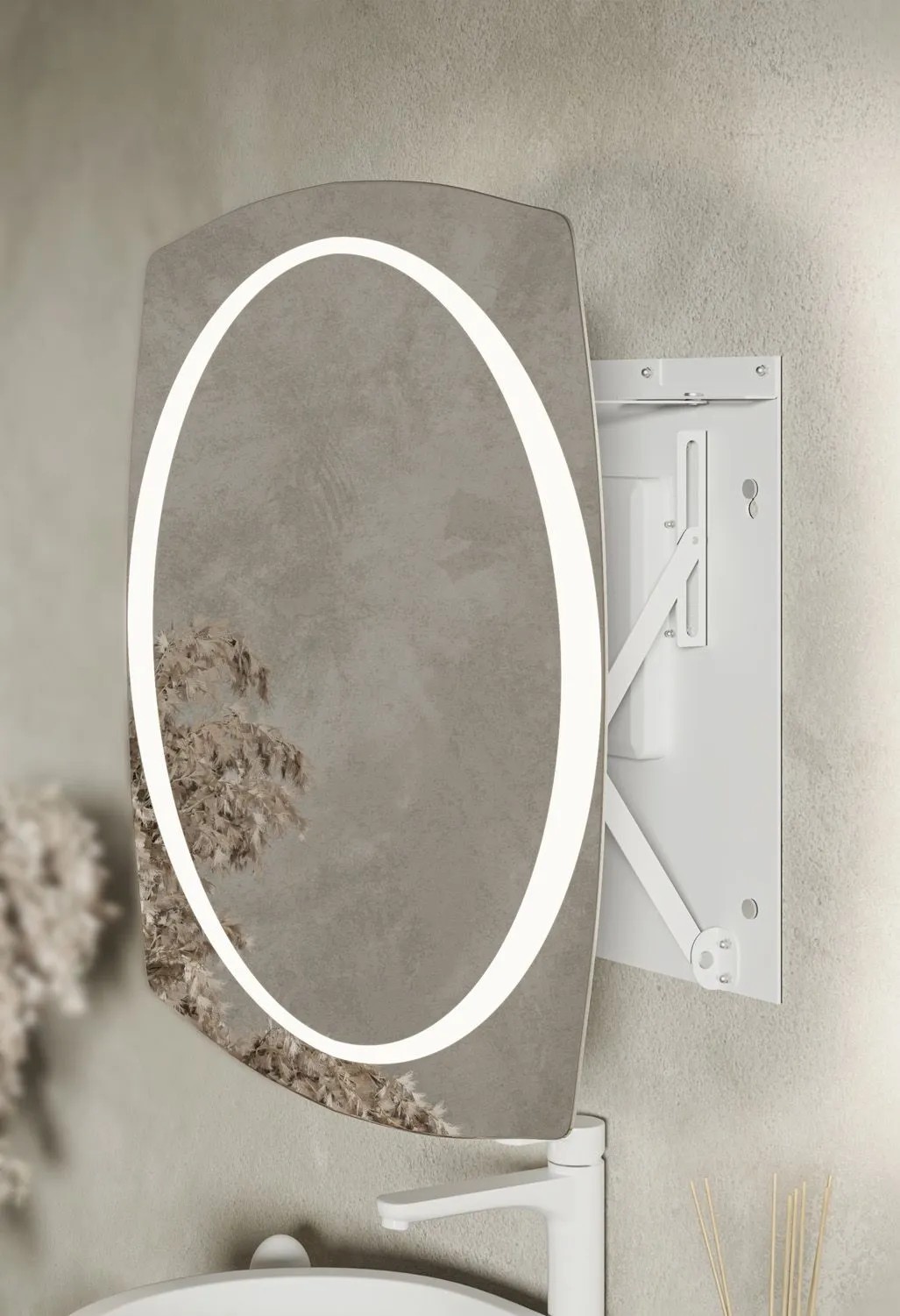 Lustro LED Vis Białe 65cm