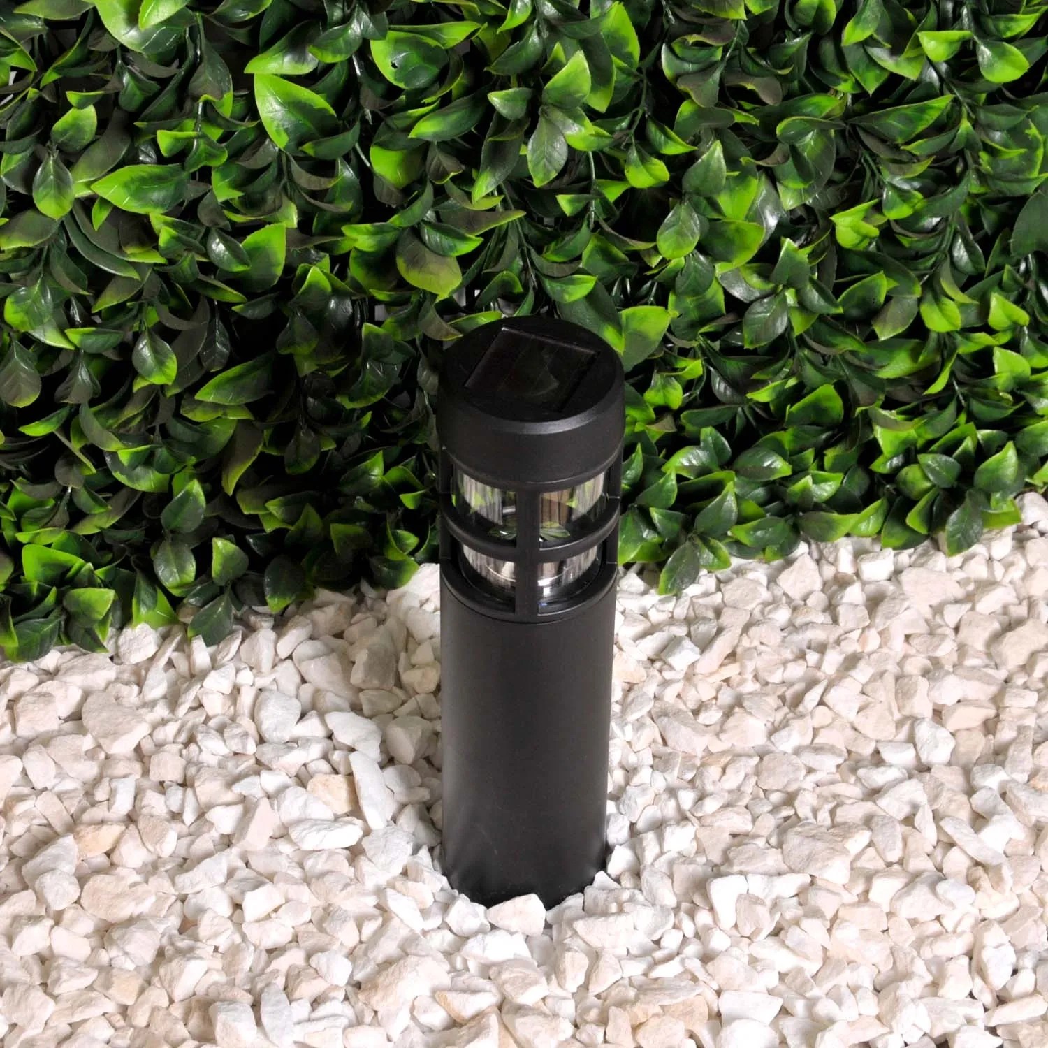 GoldLux Słupek solarny LED MARK 6500K IP44 czarny