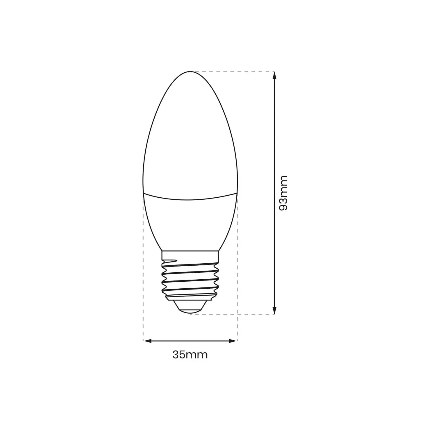Eko-Light Żarówka filamentowa E27 C37 4W 470lm 2700K kupuj w OBI