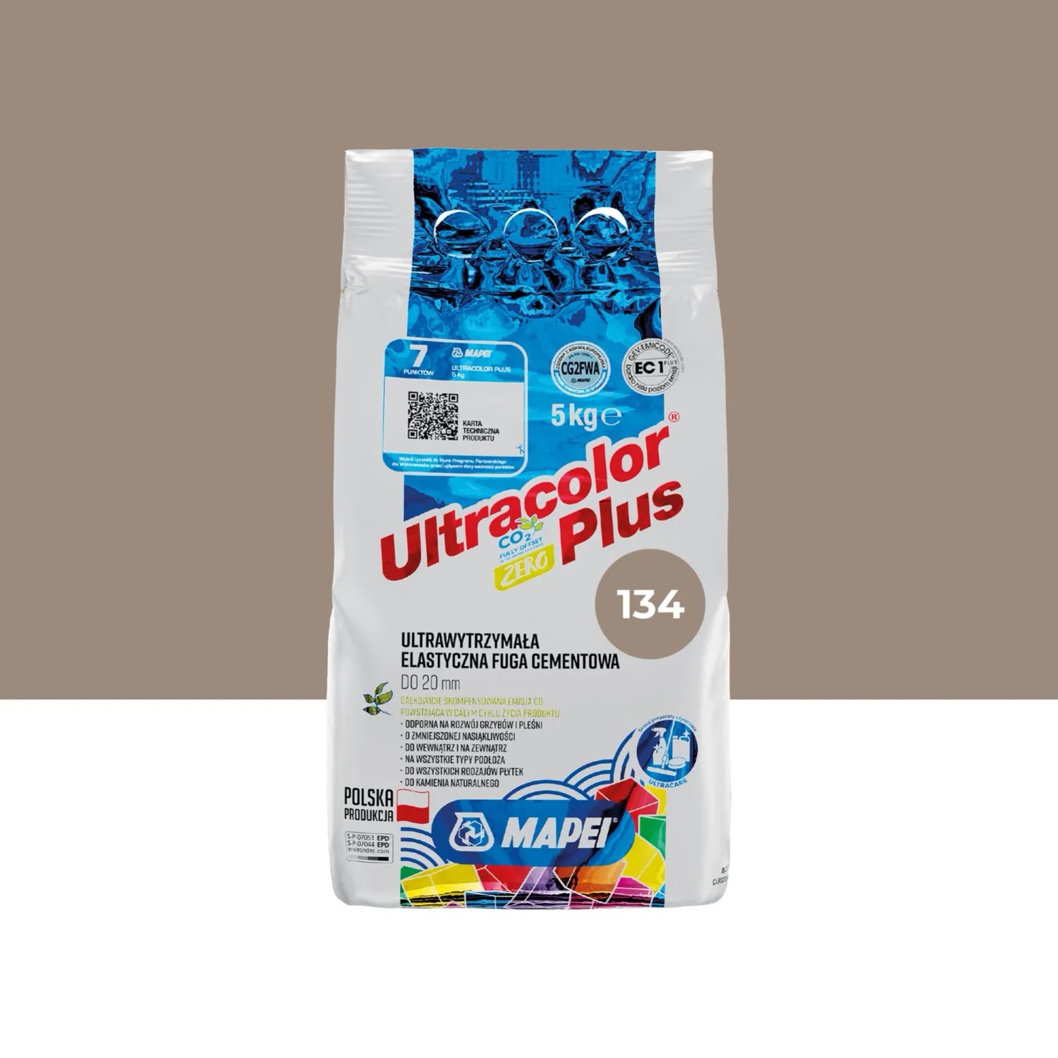Mapei Fuga elastyczna UltraColor Plus 134 jedwab 5 kg kupuj w OBI