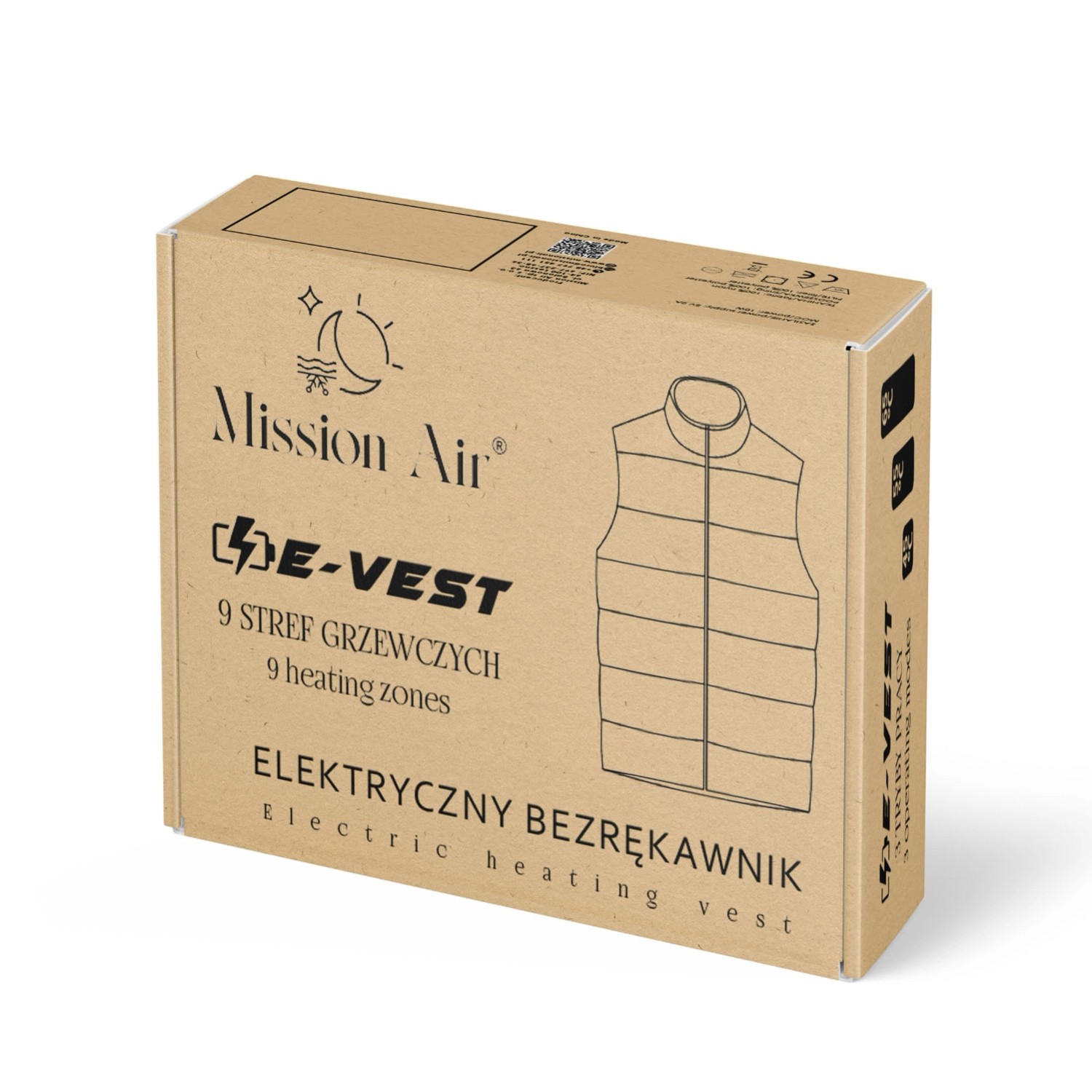 Mission Air Kamizelka podgrzewana E-VEST roz. 2XL (bez powerbanku ...