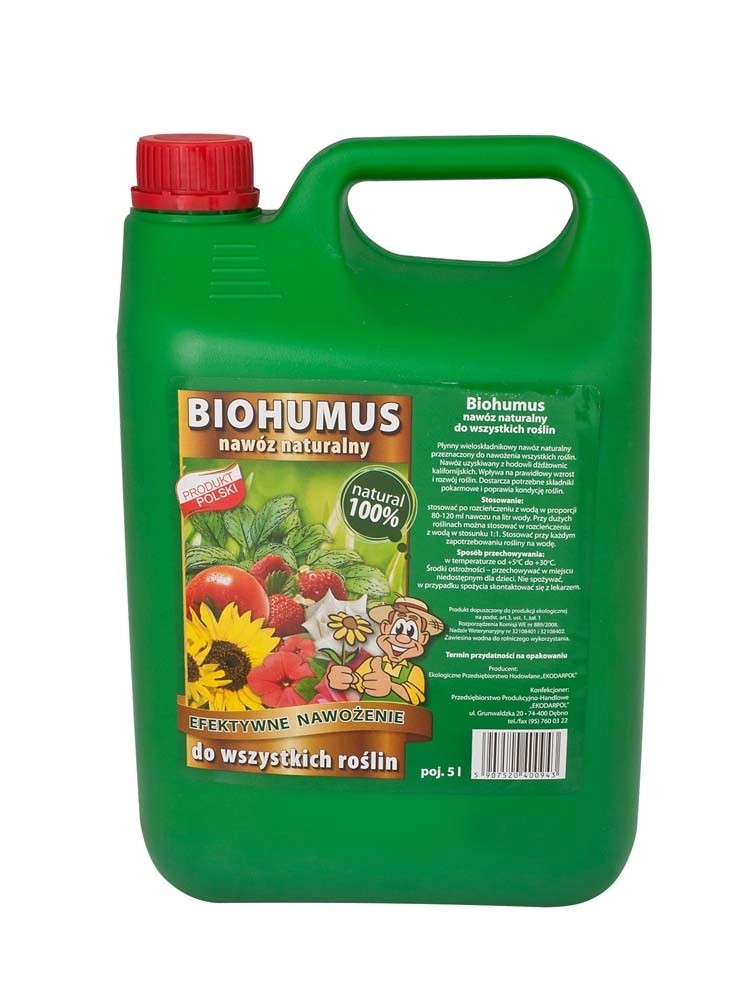 Ekodarpol Nawóz Biohumus do wszystkich roślin 5 l. kupuj w OBI