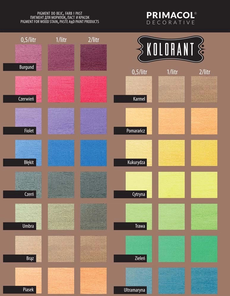 Pigment Kolorant Primacol brązowy 40 ml kupuj w OBI