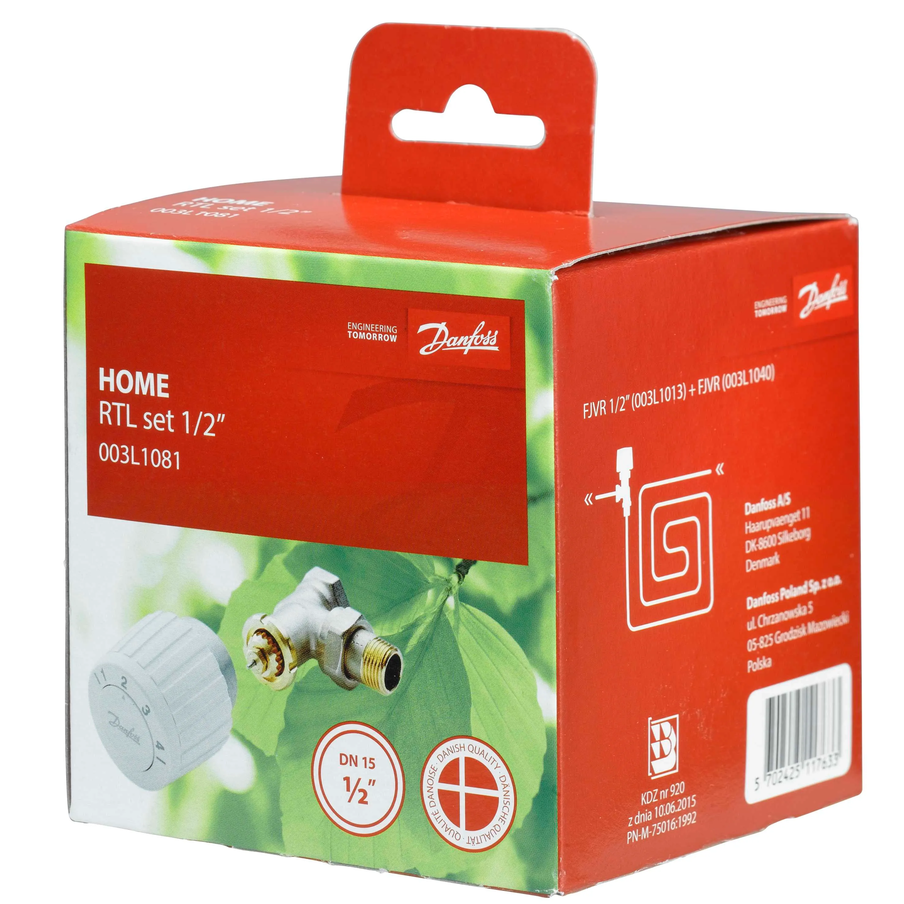 Danfoss Zestaw RTL kątowy kupuj w OBI