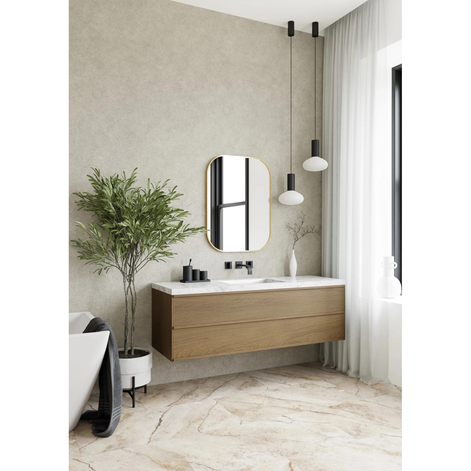 Dubiel Vitrum Lustro Luis 40x60 Gold kupuj w OBI