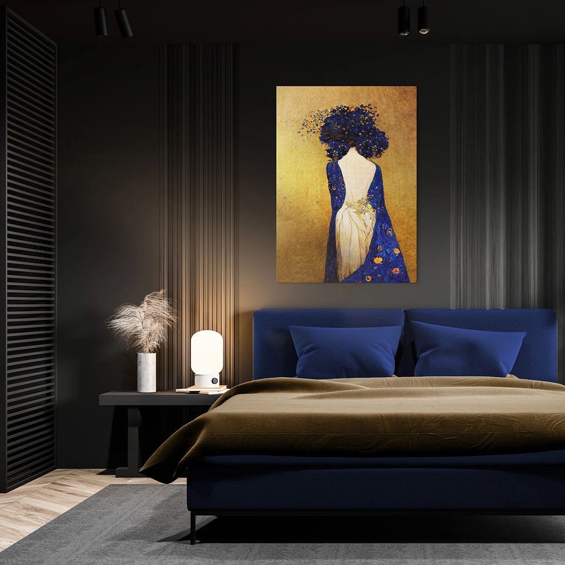 Obraz Canvas Silver ST676 Cobalt 70 x 100 cm kupuj w OBI