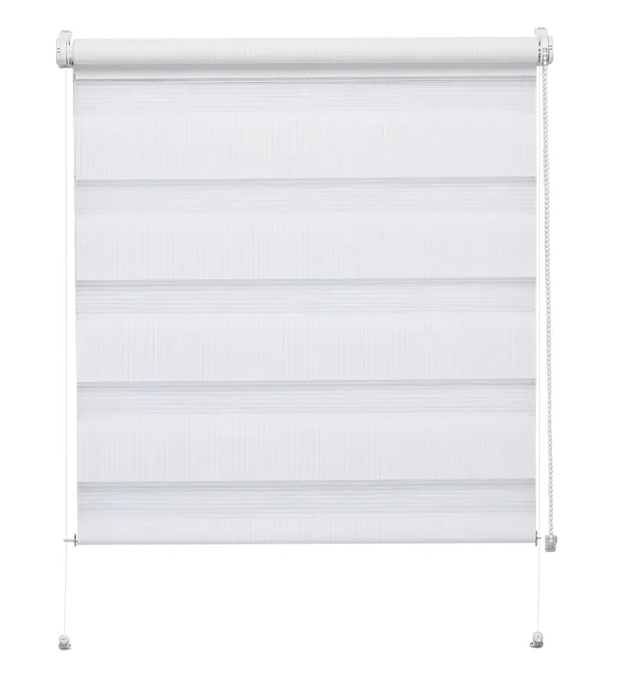 Mini roleta ZEBRA CLASSIC Dzień/Noc biała 42,5 cm x 150 cm kupuj w OBI