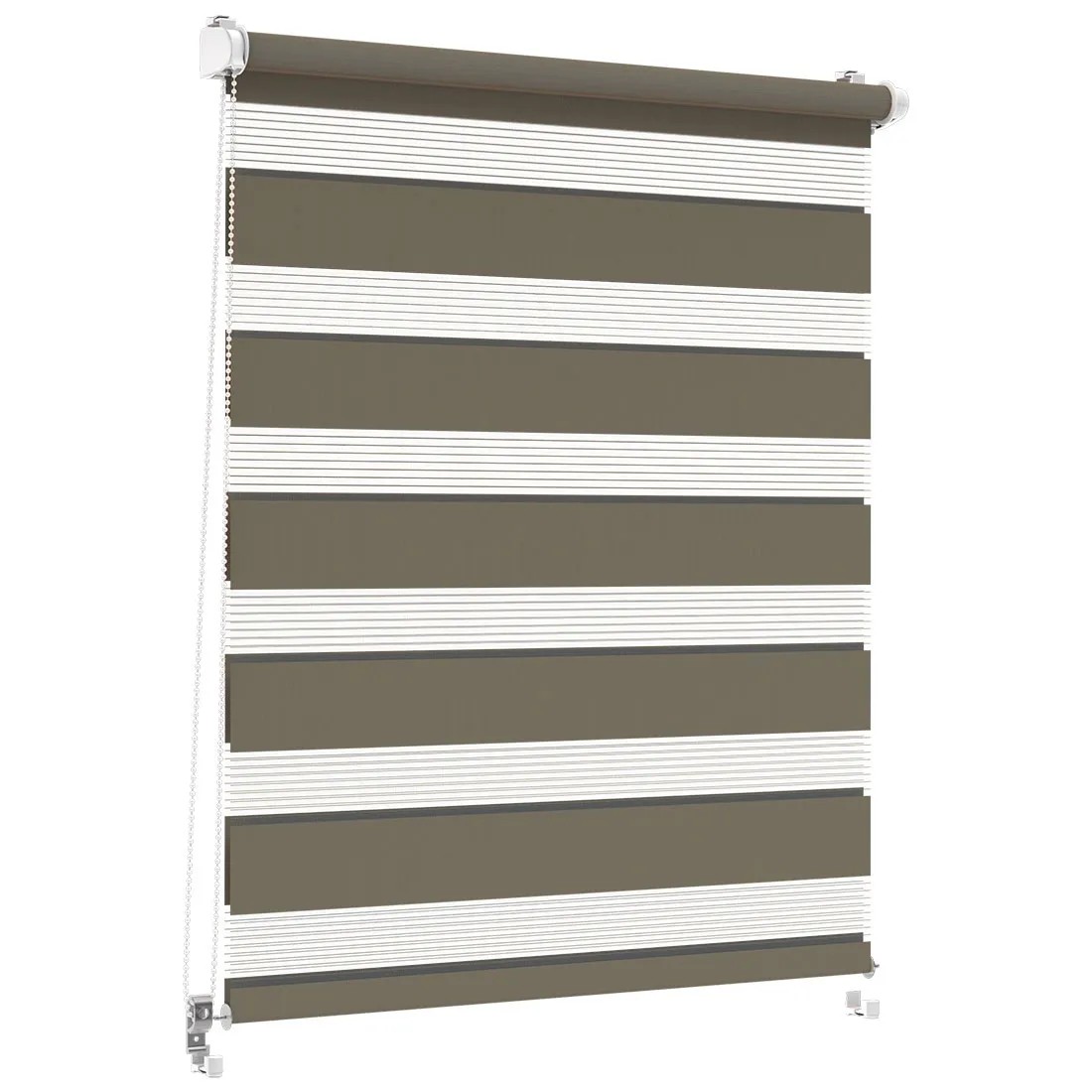 Mini roleta CLASSIC Dzień/Noc szara 76 cm x 140 cm kupuj w OBI