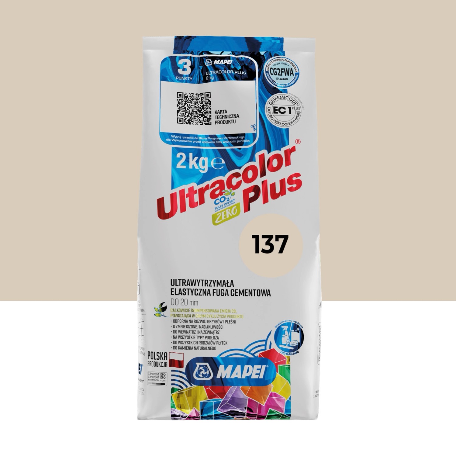 Mapei Fuga elastyczna Ultra Color 137 karaibski 2 kg kupuj w OBI