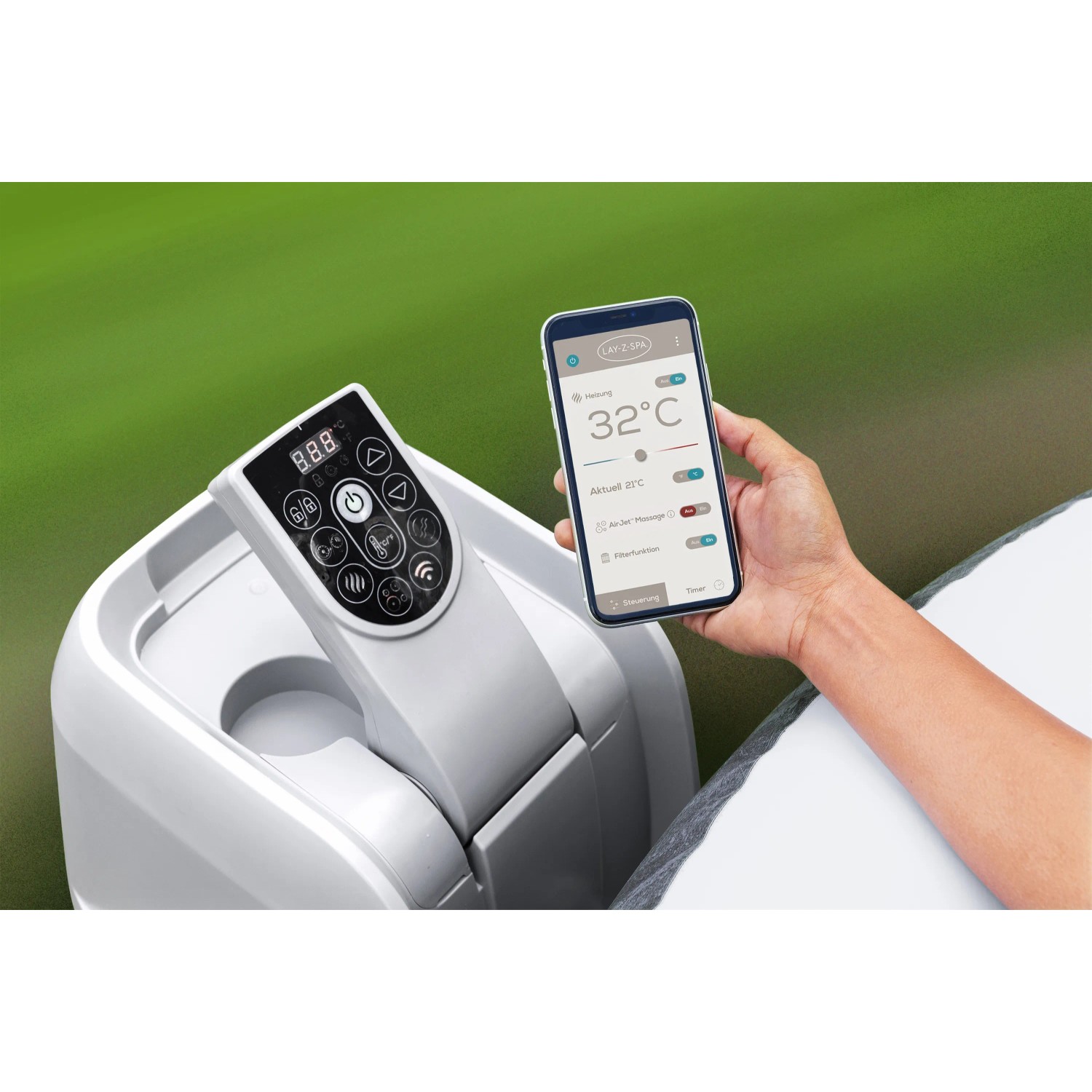 Wanna z hydromasażem Lay-Z-Spa SAN FRANCISCO HydroJet Pro - poj. 1180 l ...