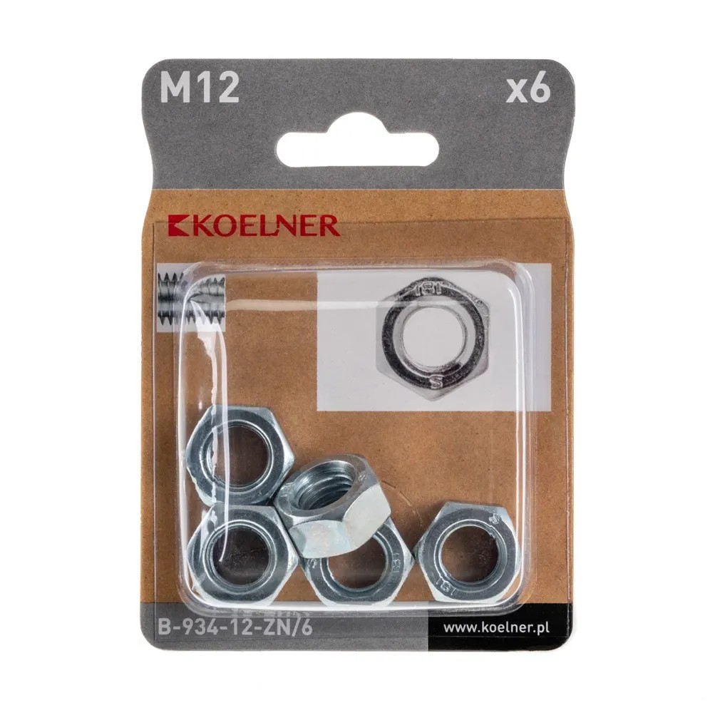 Koelner Nakrętka 6-kątna ocynk M12 6 szt kupuj w OBI