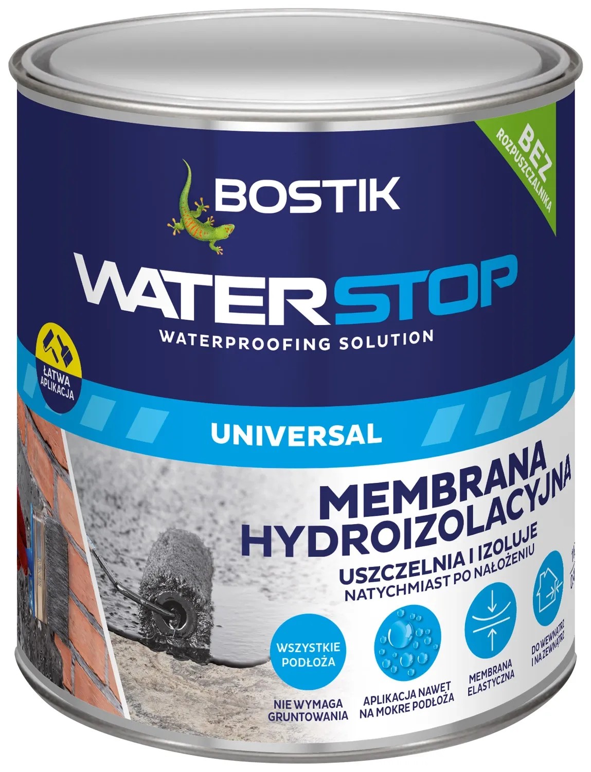 Bostik Waterstop Membrana hydroizolacyjna szara 1 kg kupuj w OBI