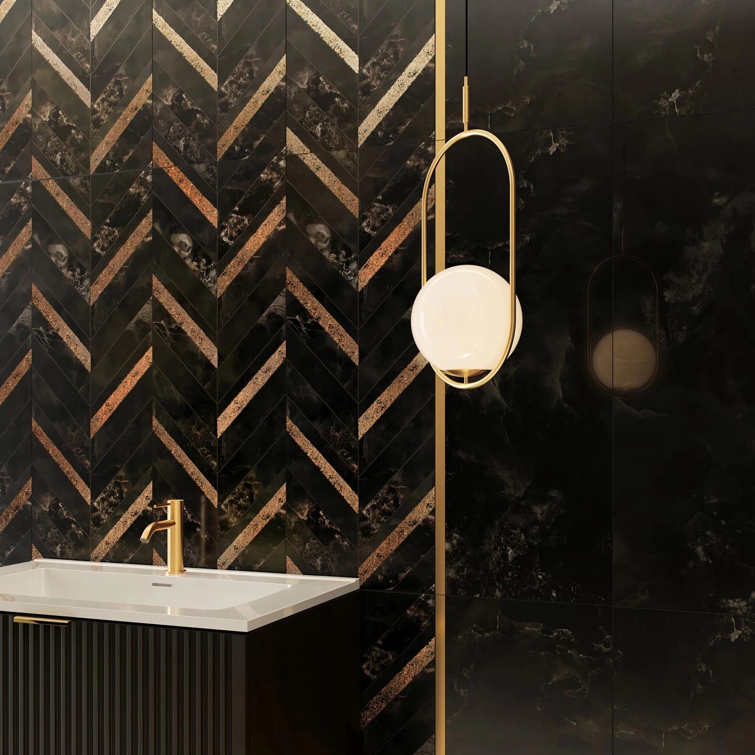 Glazura Vero graphite gloss 32,8 x 89,8 cm kupuj w OBI