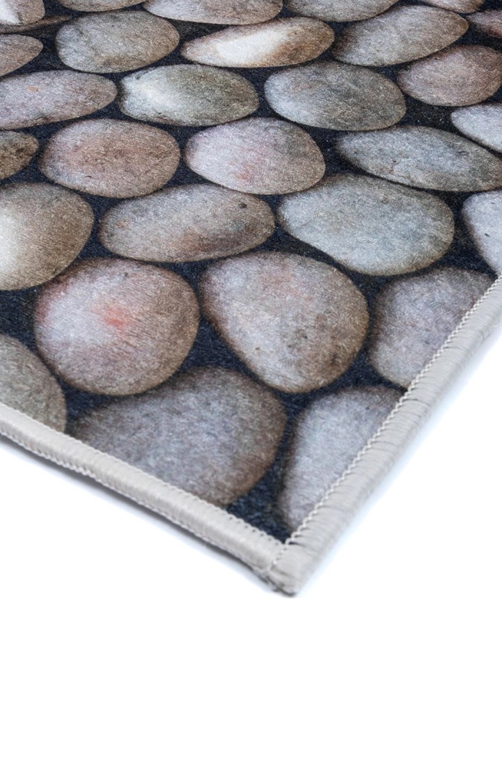 Dywan UNI RENAT kamyki szary 50 x 80 cm kupuj w OBI