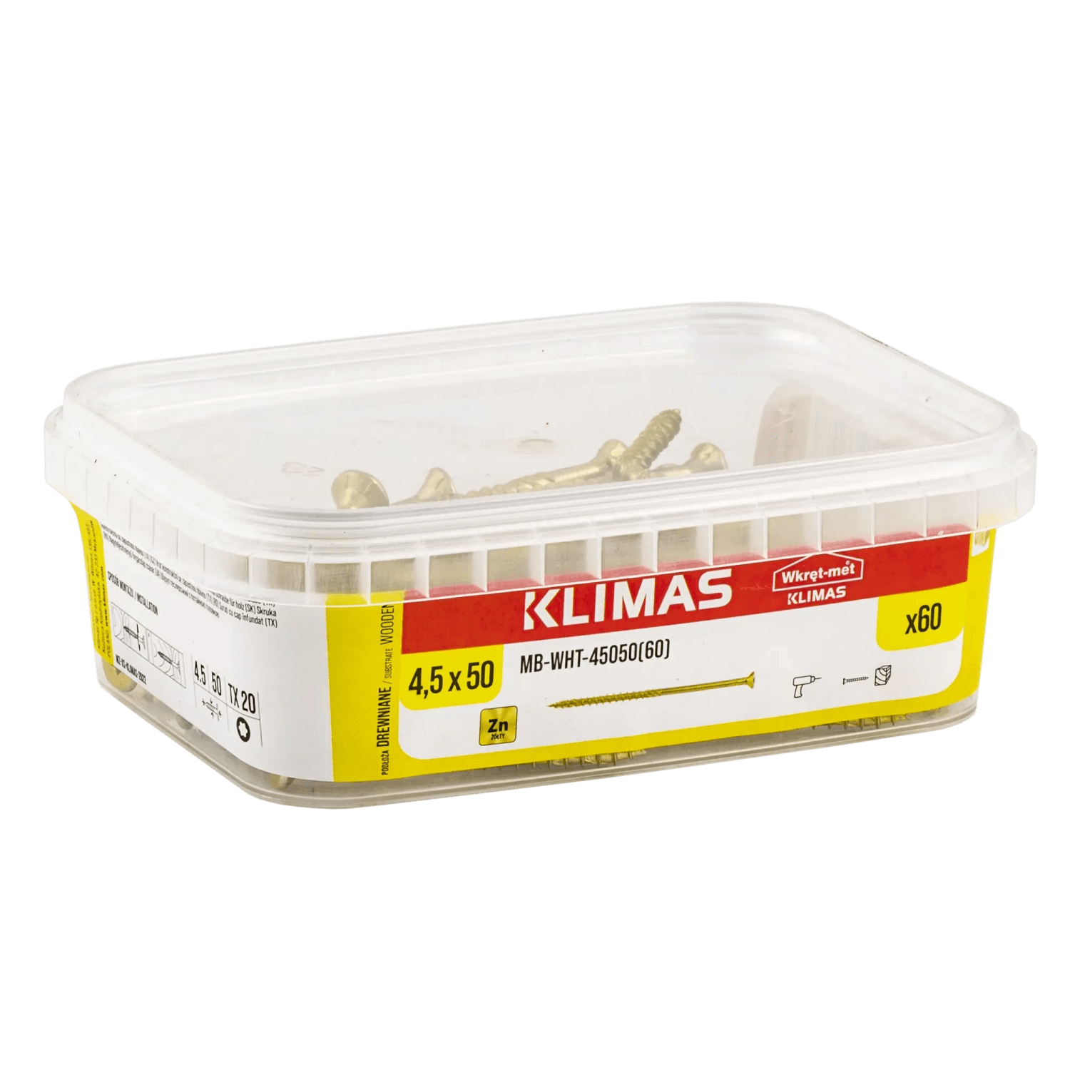 Klimas Wkręt konstrukcyjny z łbem stożkowym torx 4,5x50 mm kupuj w OBI