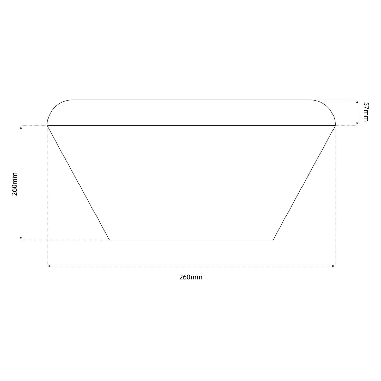 MiLAGRO Plafon LED NEMO 11W 4000K 1100lm 26x26 cm czarny