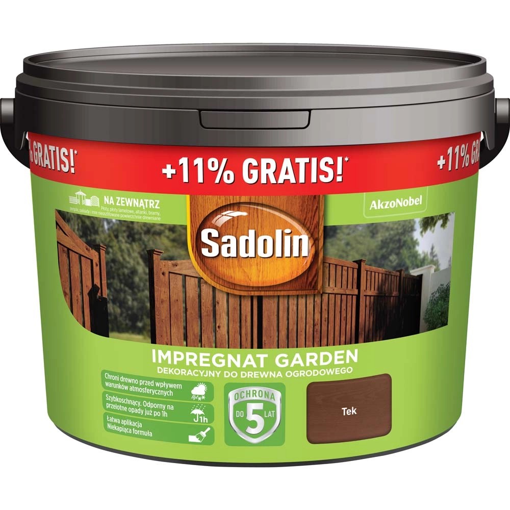 Sadolin Impregnat dekoracyjny Garden tek - 9L + 11% kupuj w OBI