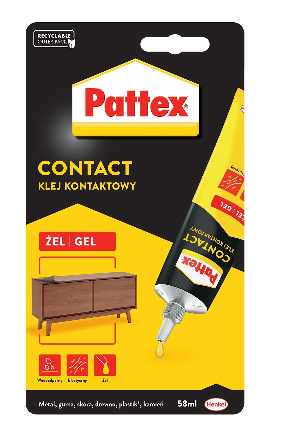 Pattex Klej kontaktowy w żelu 58 ml kupuj w OBI