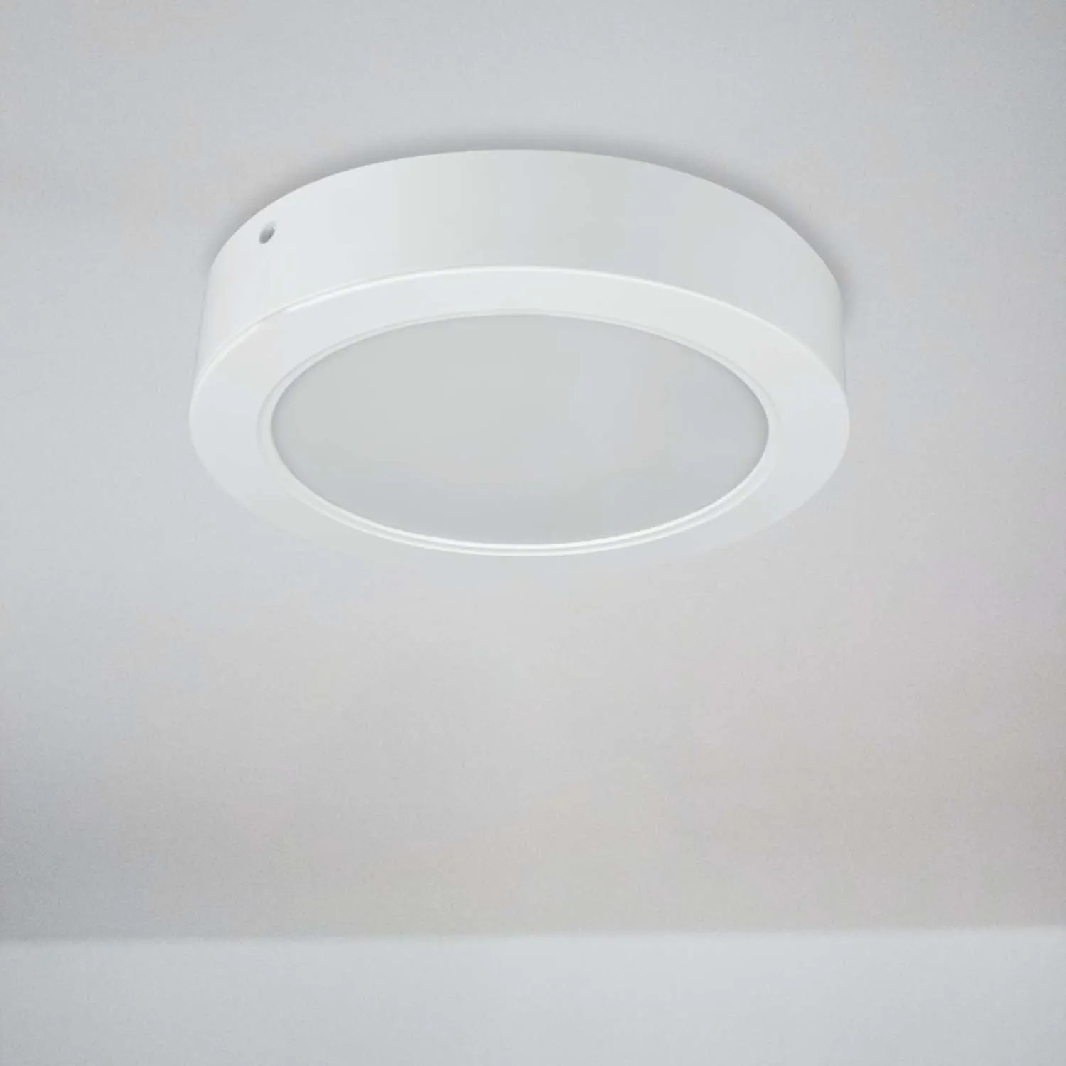 DPM Plafon LED 2w1 18W 3000-4000-6500K 1900lm IP54 śr. 17 cm biały