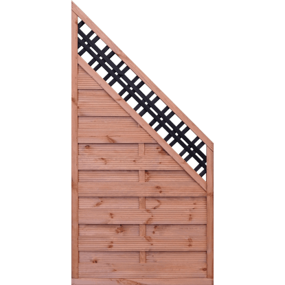 Płot ażurowy Duo natur/antr - 90 x 180/90 cm kupuj w OBI