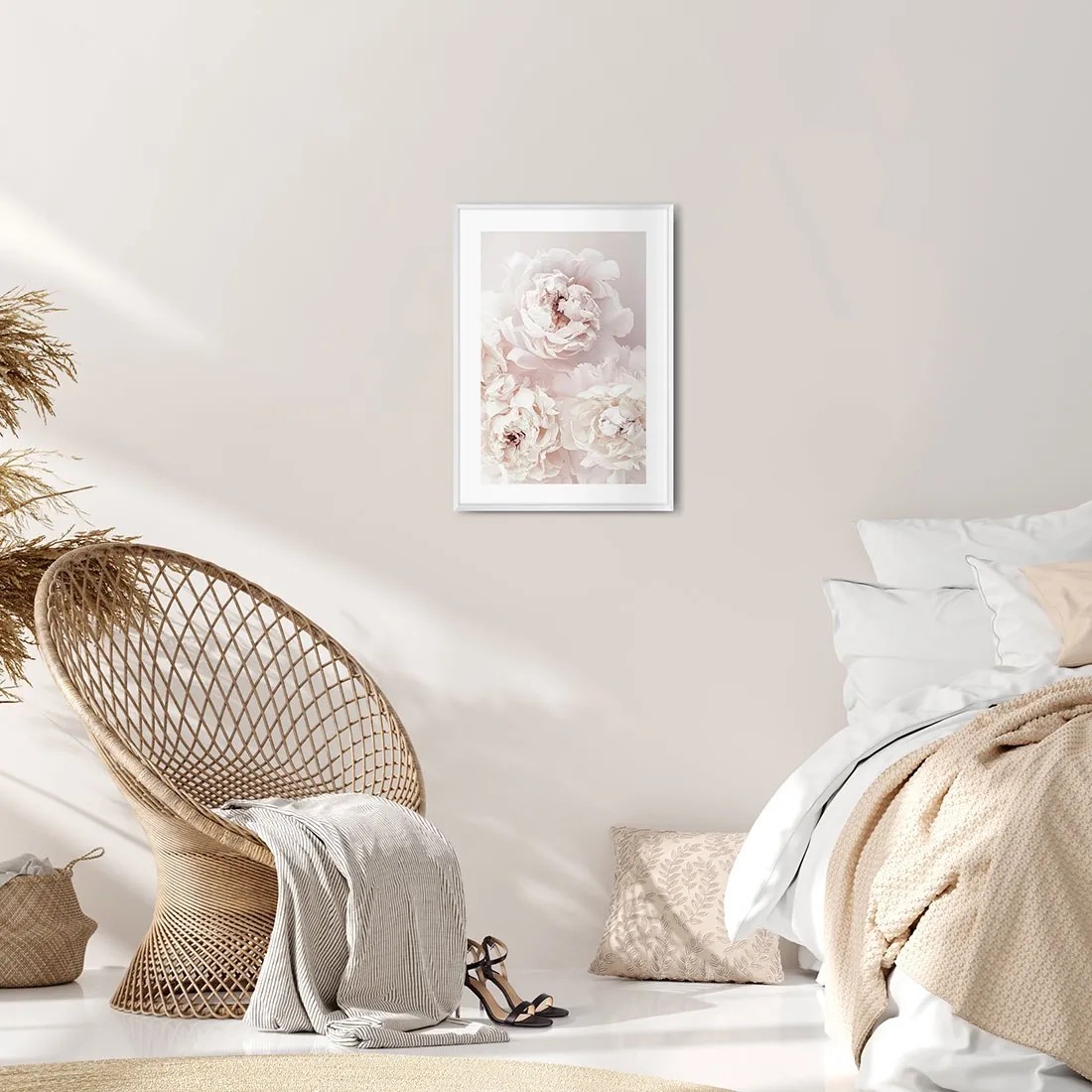 Obraz RÓŻOWE KWIATY 50 x 70 cm kupuj w OBI