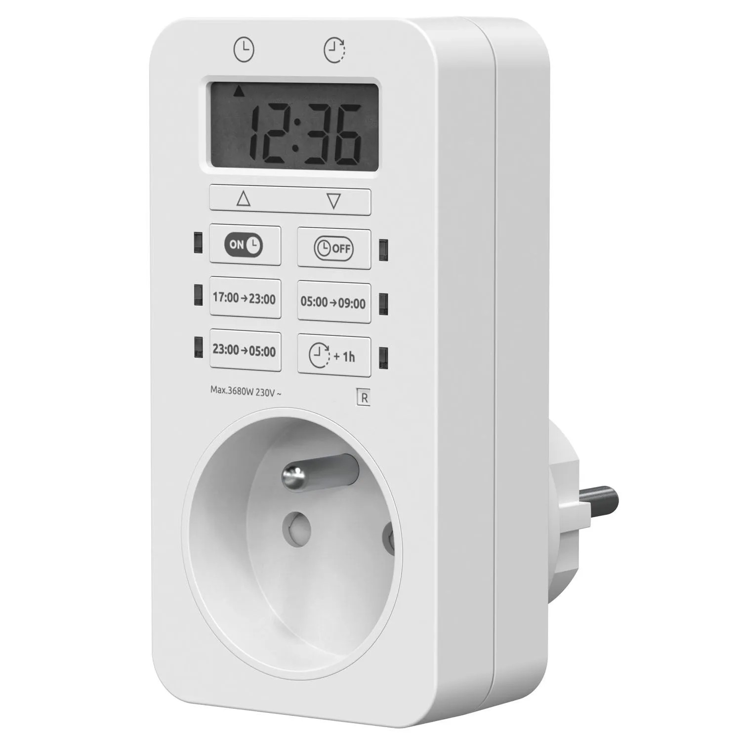 Düwi Programator cyfrowy Easy Set Timer biały