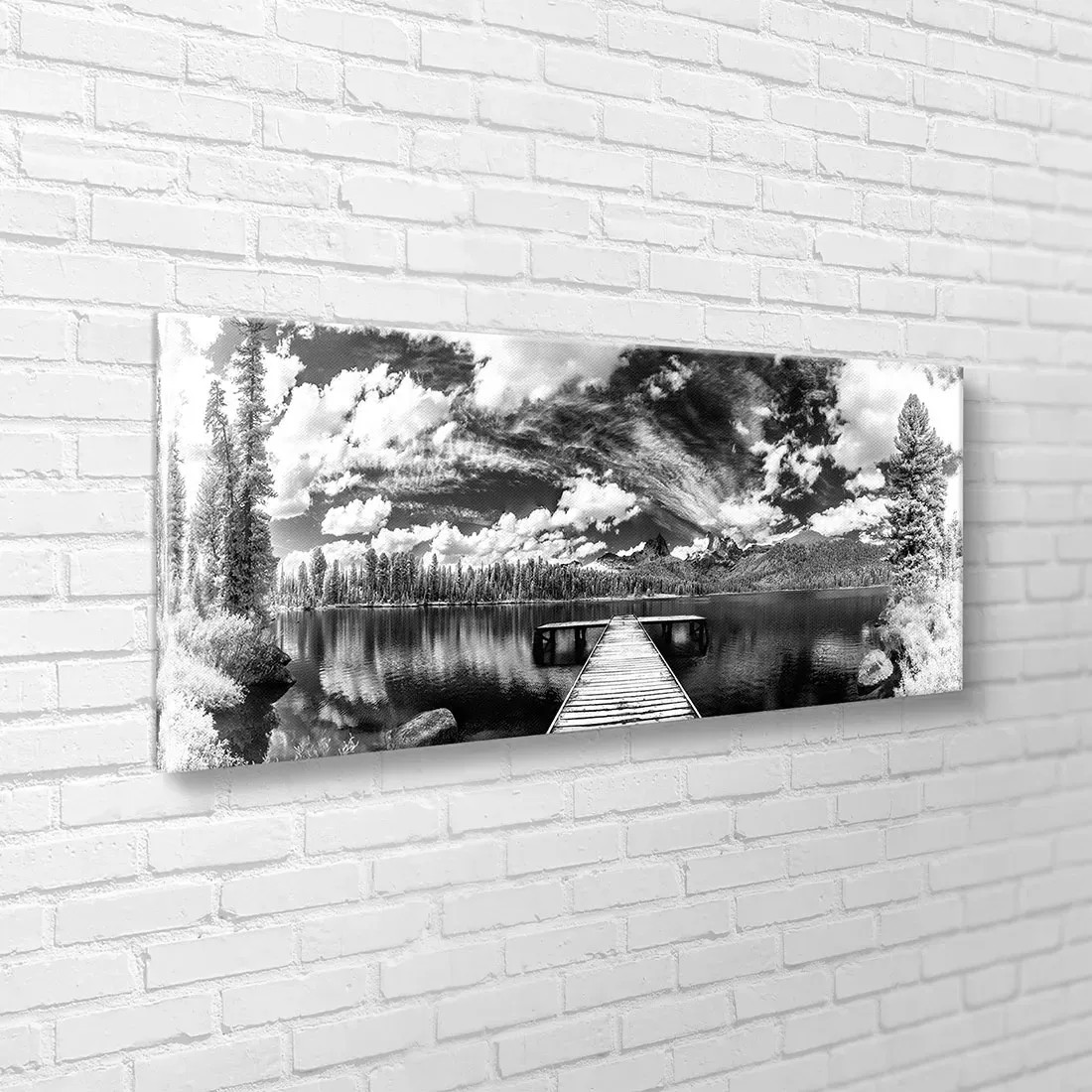 Obraz Canvas BLACK & WHITE LANDSCAPE 60 x 150 cm kupuj w OBI