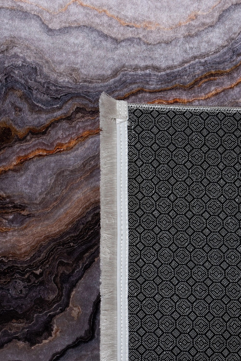 Uniglob Dywan drukowany AGAT 60 x 120 cm szary kupuj w OBI