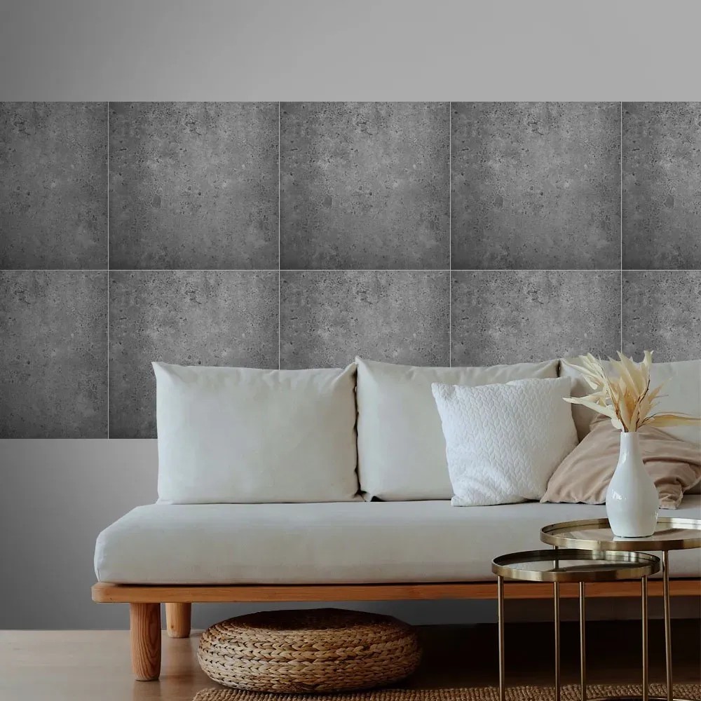 Decosa Panel dekoracyjny styropianowy Concrete grafit 50x50 cm 8 szt.