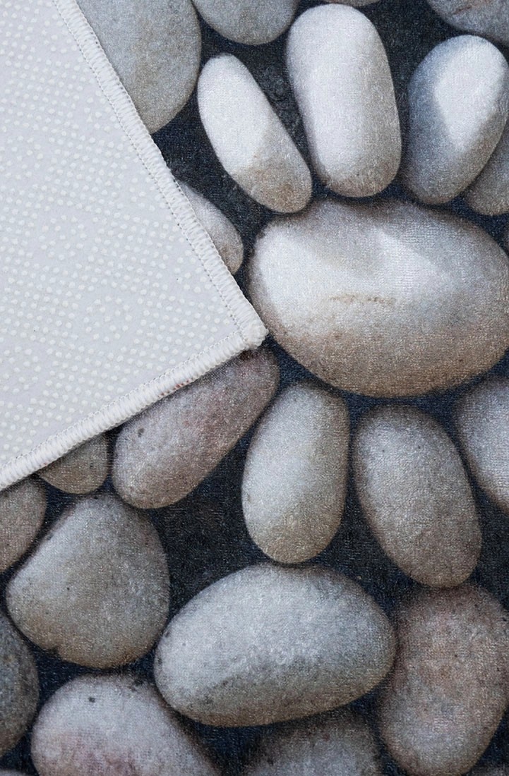 Dywan UNI RENAT kamyki szary 50 x 80 cm kupuj w OBI