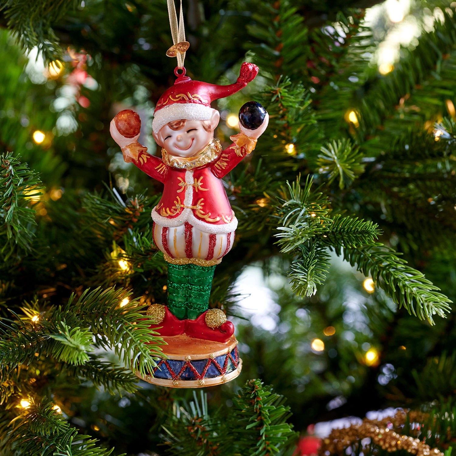 Zawieszka szklana elf, mix - 7,7x14,7 cm kupuj w OBI