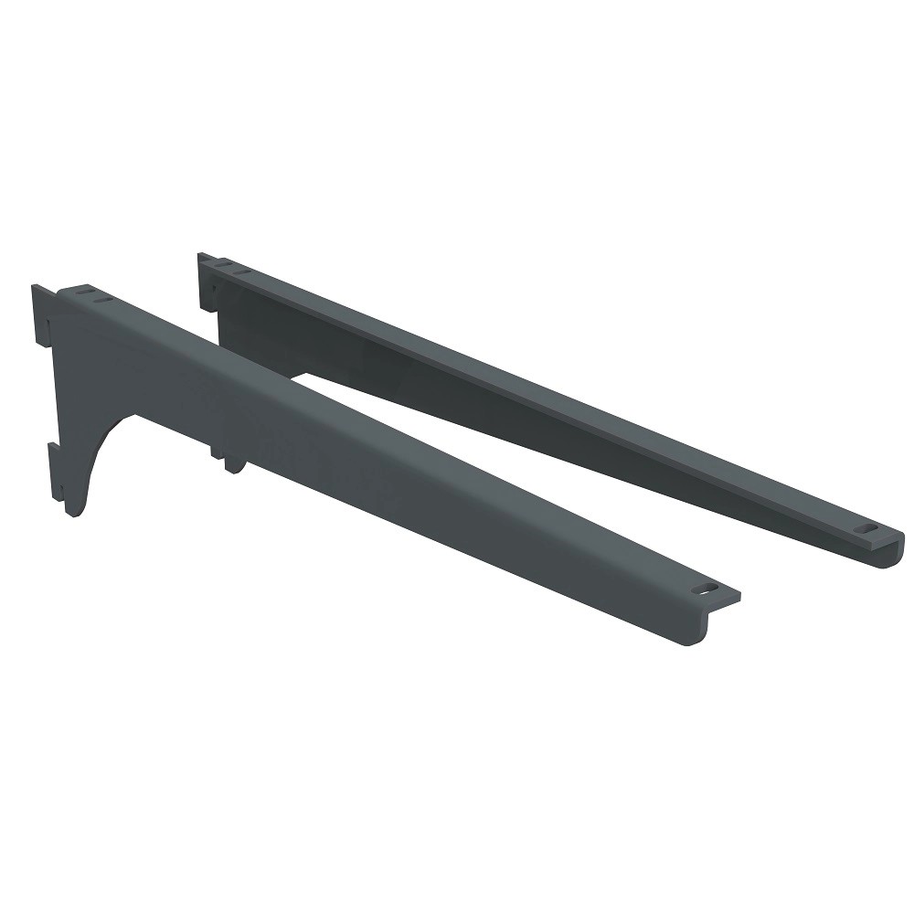 Domax Wspornik kątowy antracytowy pojedynczy para 380 mm kupuj w OBI