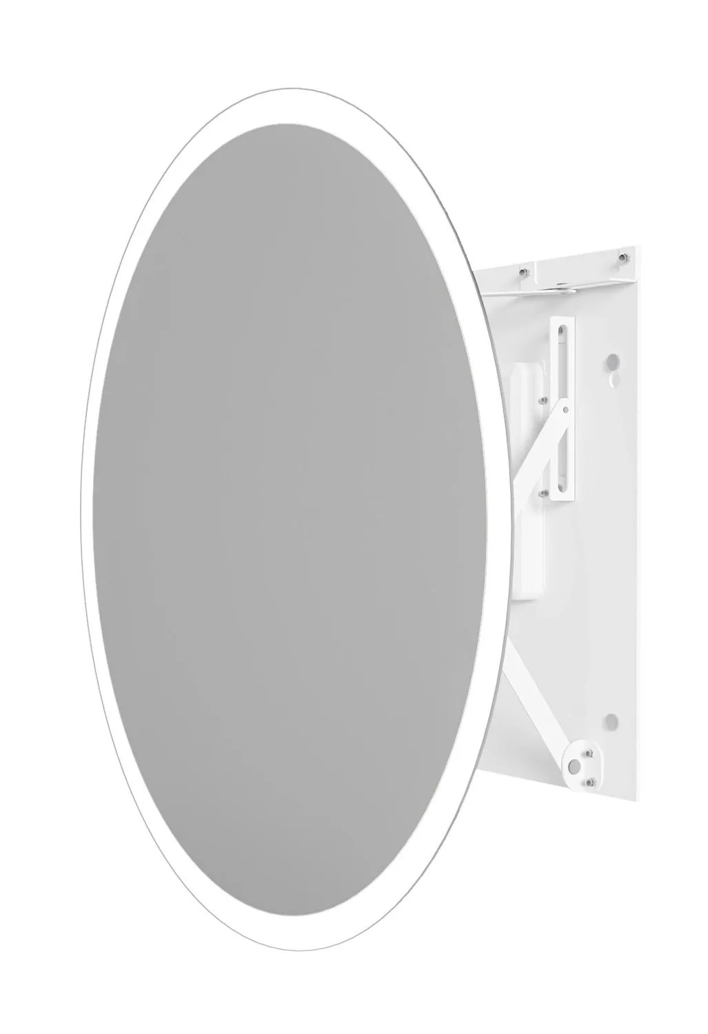 Lustro LED Galaxy Białe z włącznikiem automatycznym 70cm