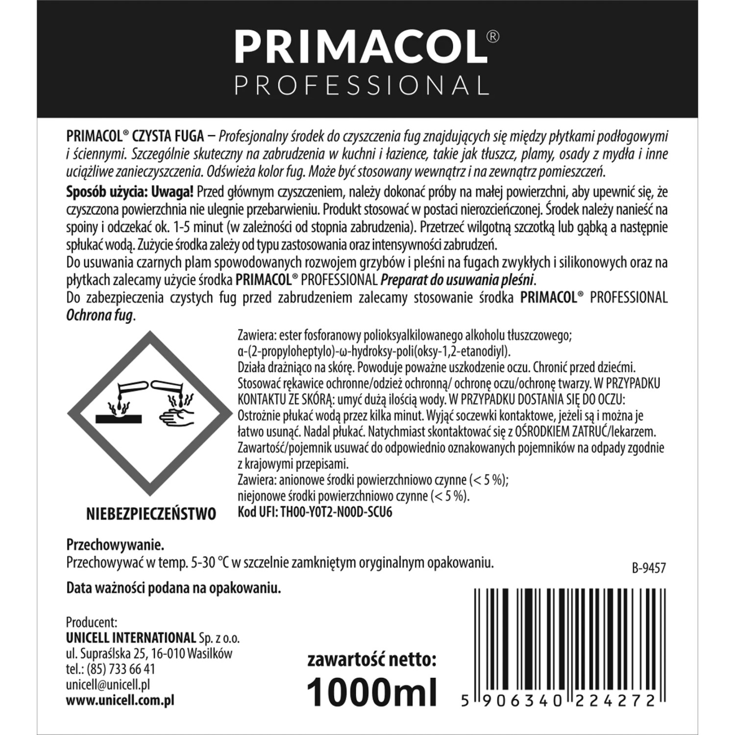Primacol Czysta fuga 1l