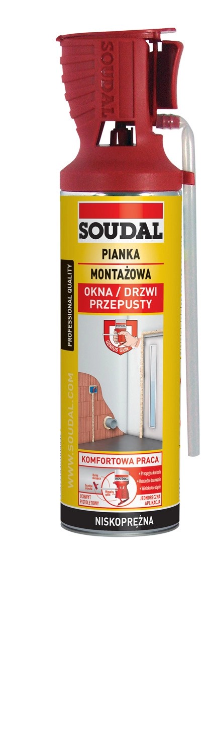 Soudal Pianka montażowa z aplikatorem Genius Gun 500 ml kupuj w OBI