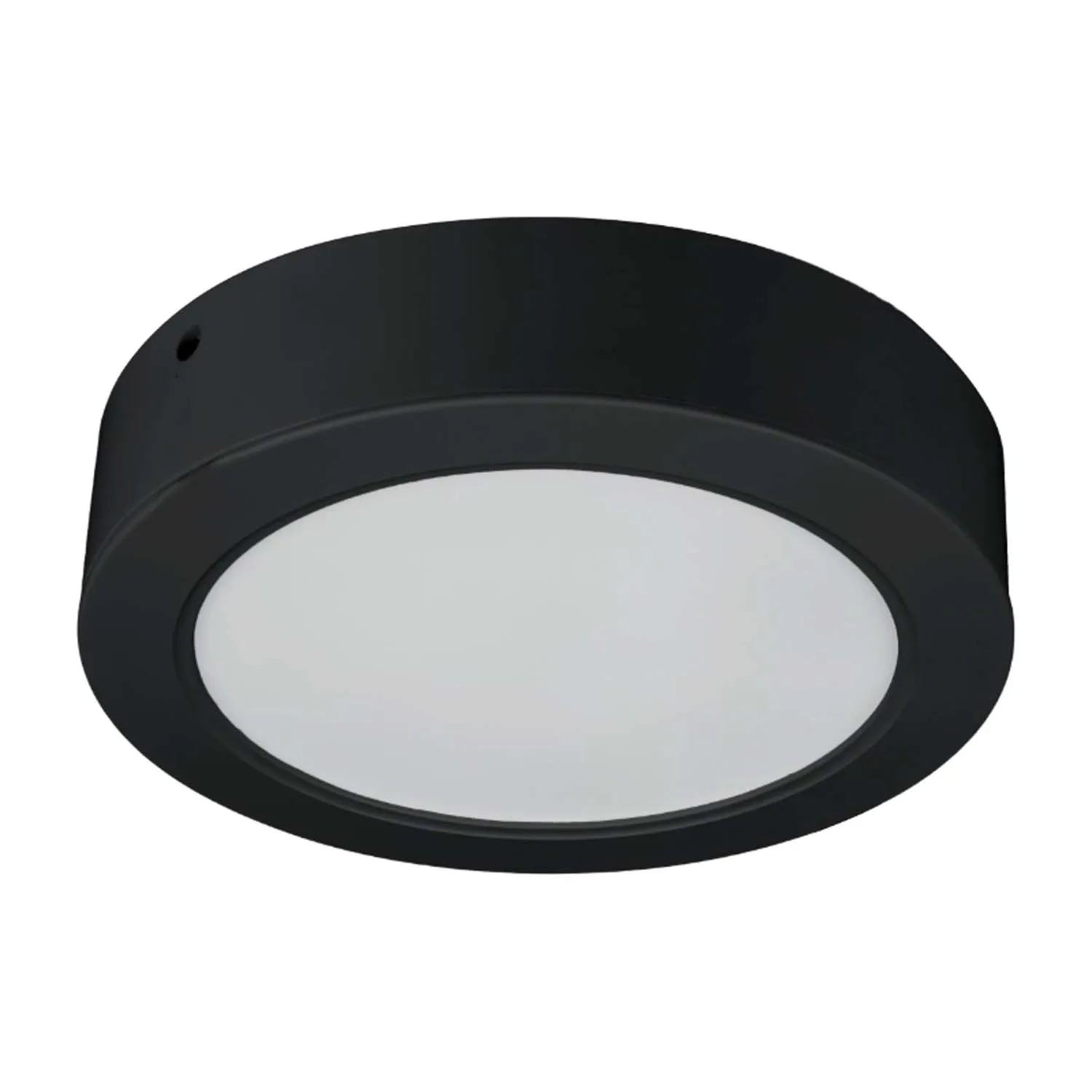 DPM Plafon LED 2w1 18W 3000-4000-6500K 1900lm IP54 śr. 17 cm czarny