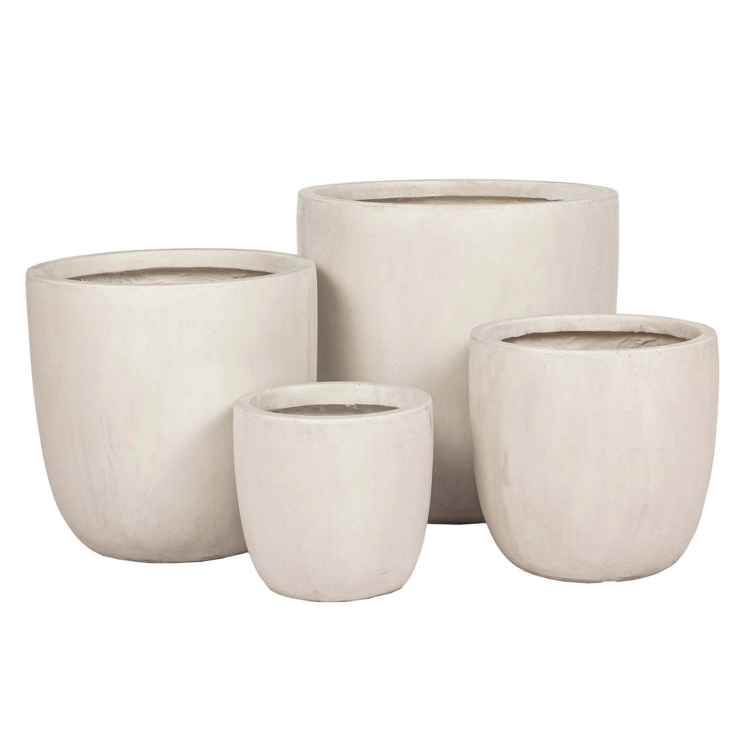 Donica ceramiczna Preto biała - 51 x 50 cm kupuj w OBI