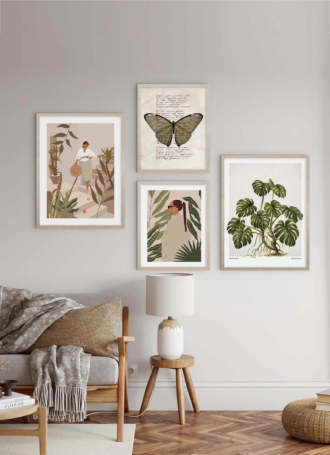 ARS LONGA Obraz BUTTERFLY no.2 43 x 53 cm