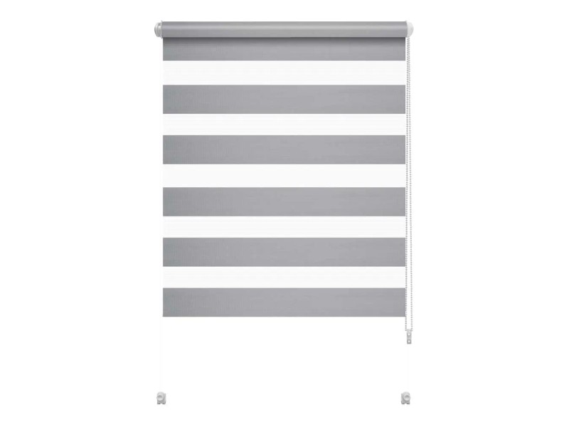 Mini roleta SMART Dzień/noc jasno szara 83 cm x 140 cm kupuj w OBI