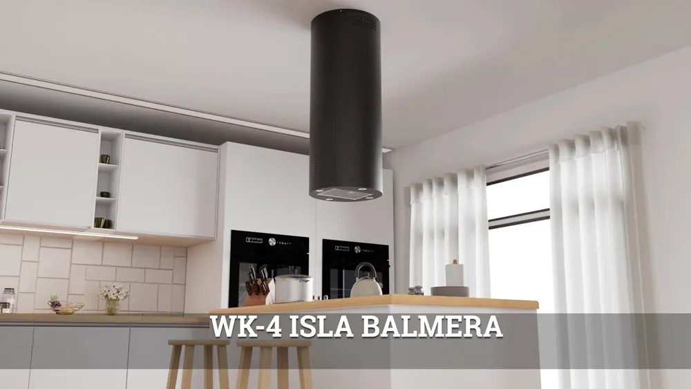 Akpo Okap wyspowy Isla Balmera czarny 40 cm kupuj w OBI