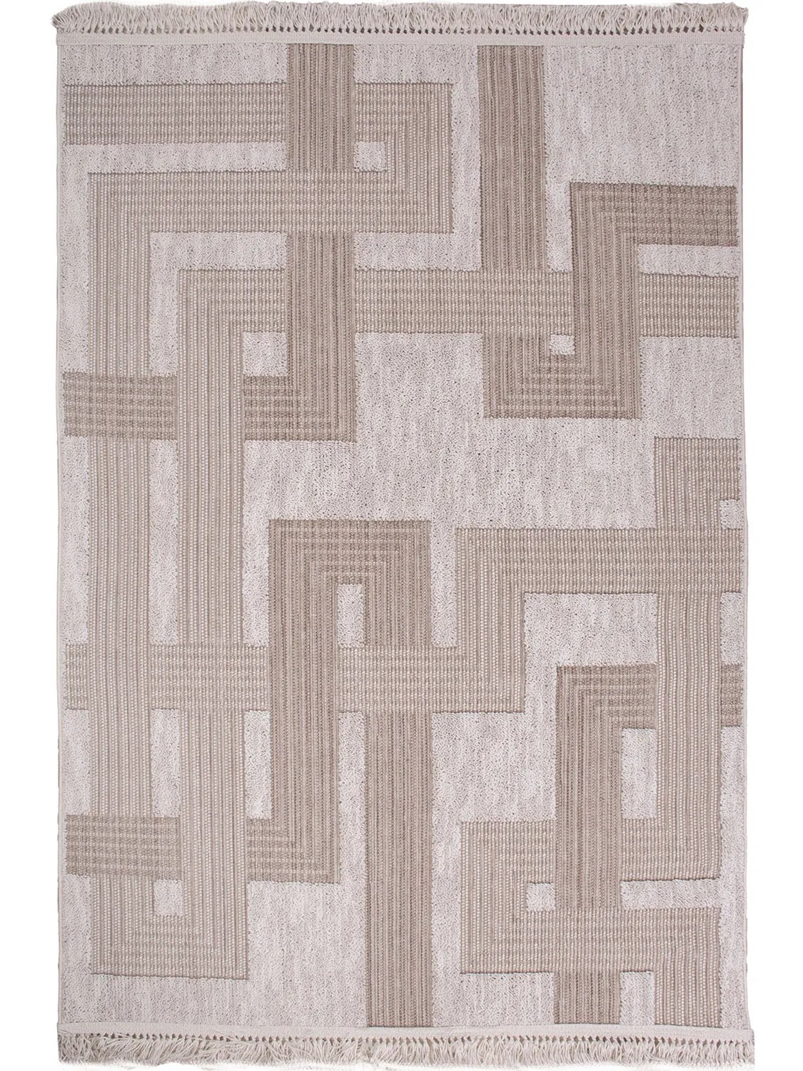 Marbex Dywan BEBEDA geometria 80 x 150 cm beżowy kupuj w OBI