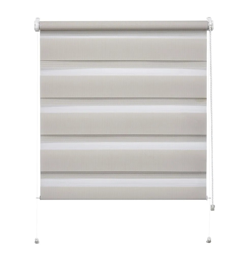 Mini roleta ZEBRA CLASSIC Dzień/Noc szara 35 cm x 150 cm kupuj w OBI