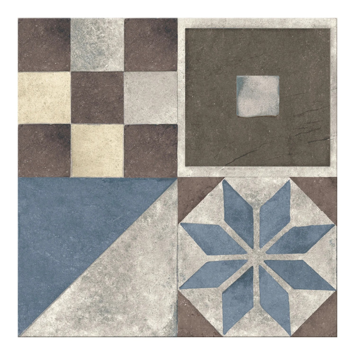 Opoczno Dekor Patchwork colours 45 cm x 45 cm kupuj w OBI