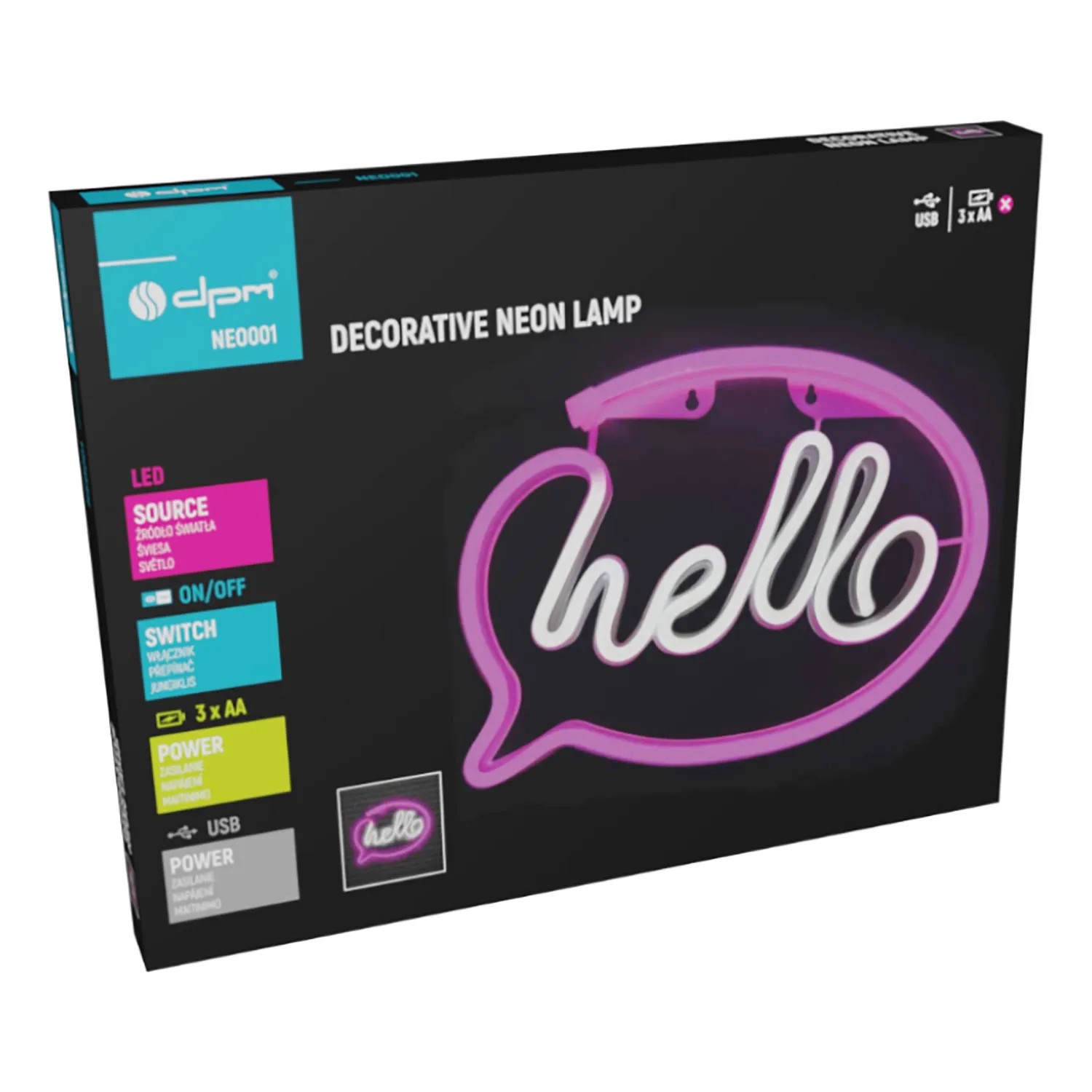 DPM Neon LED Hello 30 x 21 cm kupuj w OBI