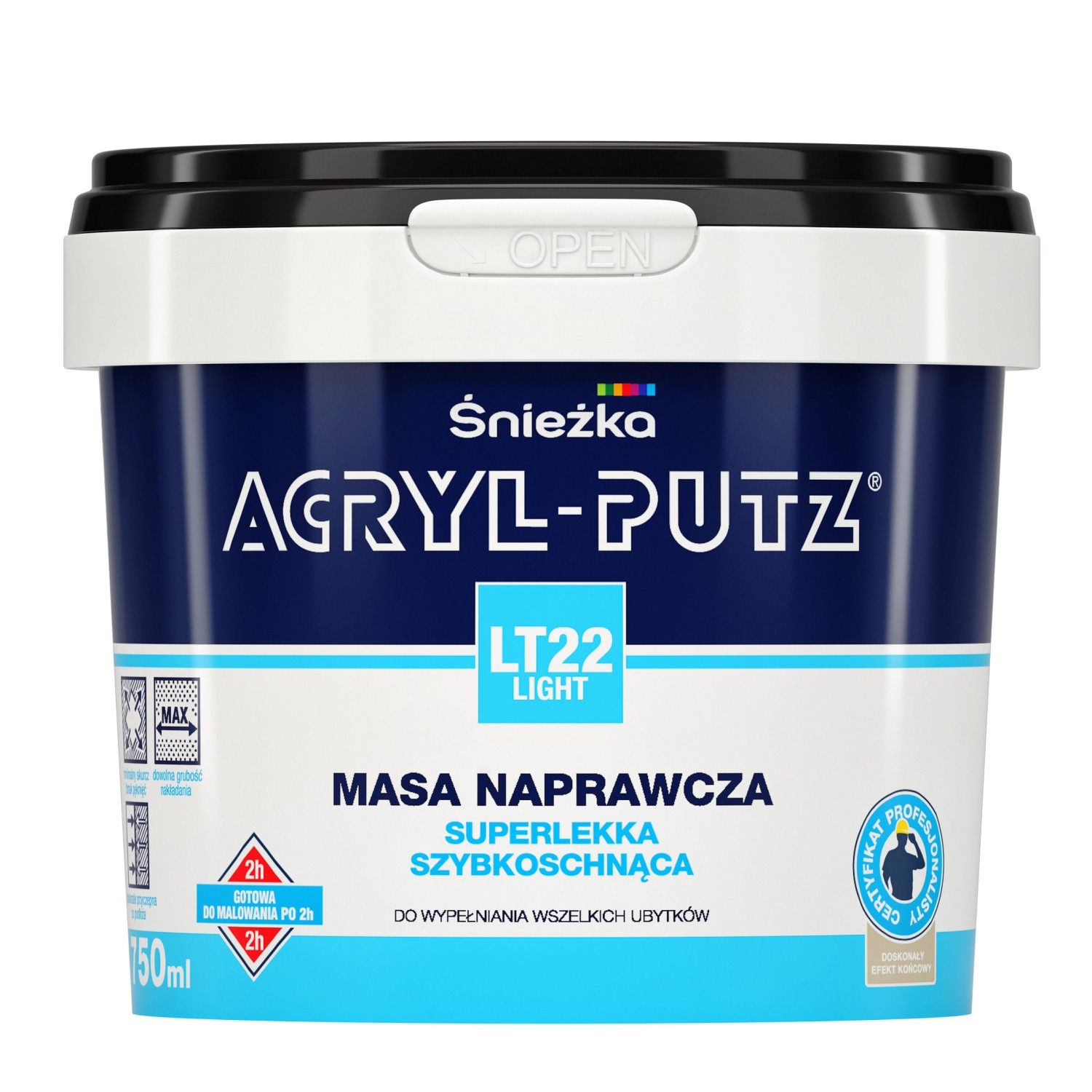 Śnieżka Acryl-Putz LT22 masa naprawcza 0,75 kg kupuj w OBI