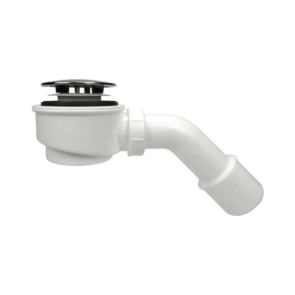 Syfon brodzikowy 50 mm, grzybek chrom i czarny mat kupuj w OBI