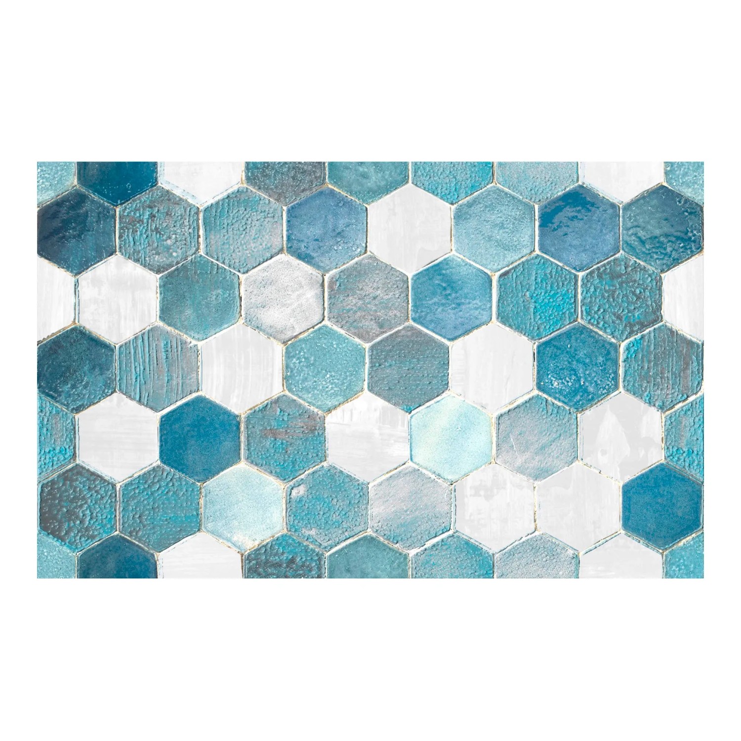 Ceramika Color Dekor Project turquise hex 25 cm x 40 cm kupuj w OBI