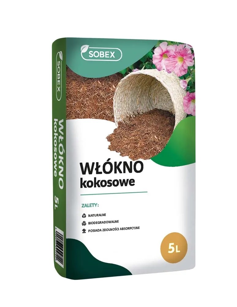Sobex włókno kokosowe frakcja 0-10 - 5 l kupuj w OBI